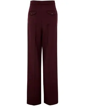 Chloé Straight Pleated Pants