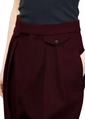 Chloé Straight Pleated Pants