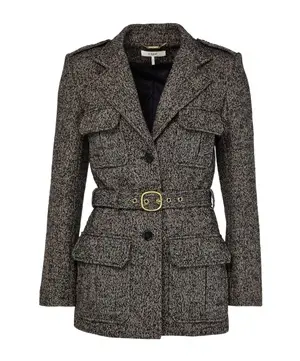 Chloé Belted Jacket With Four Pockets