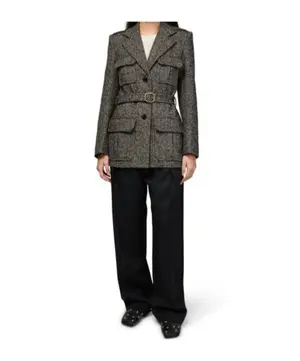 Chloé Belted Jacket With Four Pockets