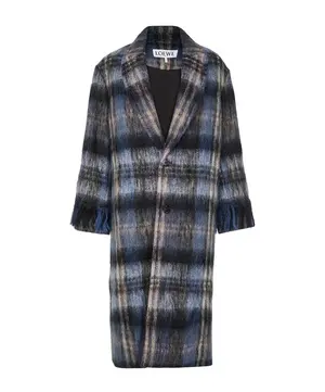 Loewe Striped Coat - Black