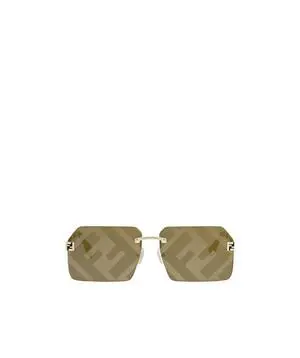 Fendi Square Frame Sunglasses - Brown
