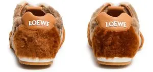 Loewe Ballet Runner 2.0 In Shearling Sneakers