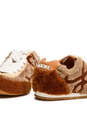 Loewe Ballet Runner 2.0 In Shearling Sneakers