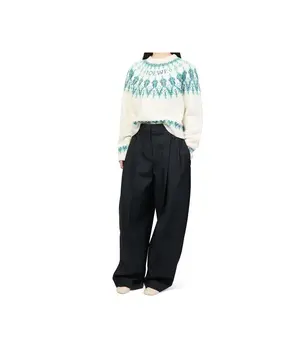 Loewe Embroidered Logo Wool Blend Sweater