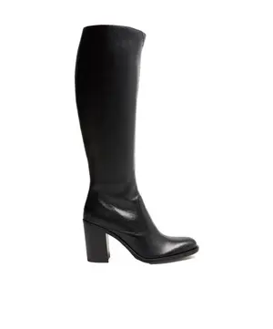 Chloé Knee-high Boots With Side Zippers - Black