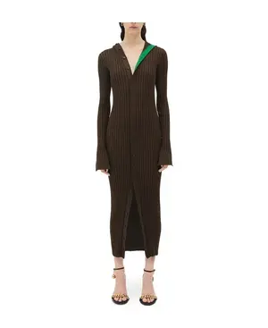 Bottega Veneta Knitted Breasted Dress
