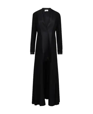 THE ROW Long Sleeve Coat - Black