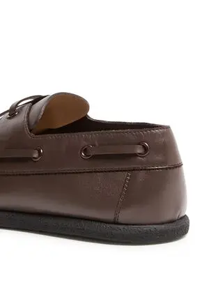 THE ROW Novus Sailor Loafers - Black