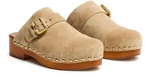 Chloé Round-toe Mules