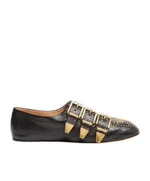 Chloé Pointed-toe Flats - Black