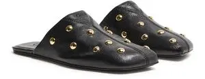 Chloé Studded Leather Mules