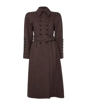 Chloé Belted Coat - Black