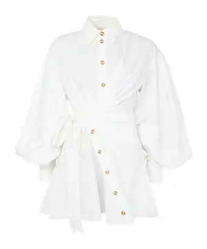 Zimmermann Rebellion Poplin Mini Dress
