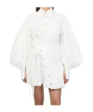 Zimmermann Rebellion Poplin Mini Dress