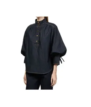 Zimmermann Billowing Denim Shirt