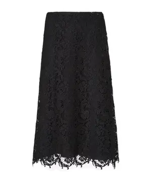 Fendi Macrame Lace A-line Skirt