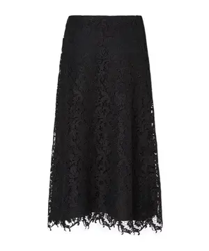 Fendi Macrame Lace A-line Skirt