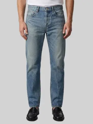 Saint Laurent Tapered Mid-rise Jeans