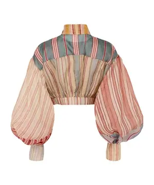 Zimmermann Rebellion Striped Blouse