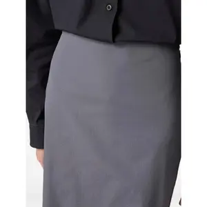 Miu Miu Stretch Poplin Skirt - Gray