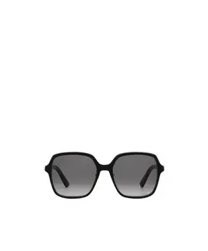 Dior Full Rimmed Sunglasses With Gold Tone Embellishments - Black