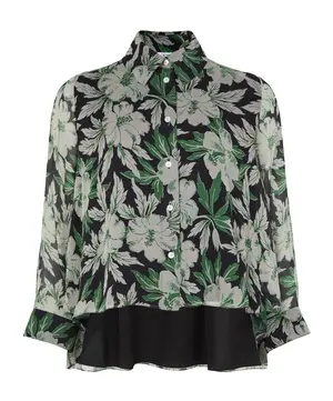 Loewe Printed Long-sleeve Shirt - Black