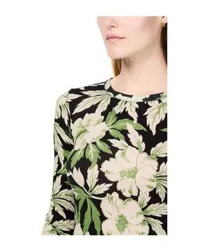 Loewe Long-sleeved Floral Print Maxi Dress