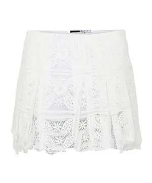 Loewe Cotton Mini Skirt - White