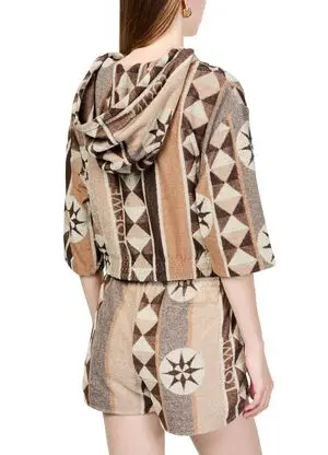 Loewe Printed Hooded Jacket