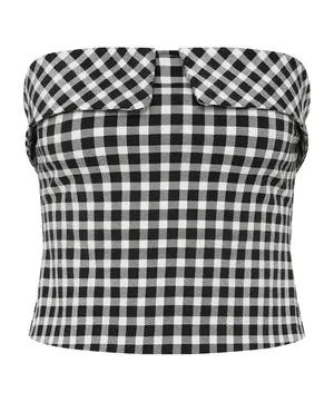 Posse Chiara Bustier Top - Gray