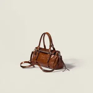 Miu Miu Glossy Leather Handbag