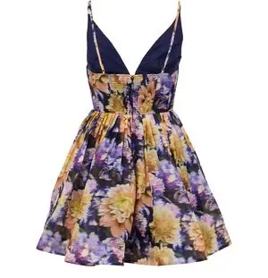 Zimmermann Luna V-neck Mini Dress