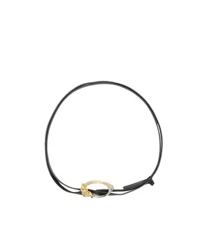 Bottega Veneta Knot Ring Belt - Black