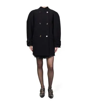 Chloé Short Double-breasted Coat