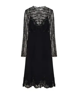 Ermanno Scervino Long-sleeved Dress