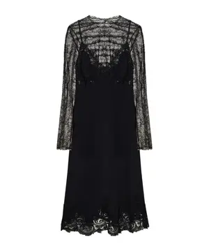Ermanno Scervino Long-sleeved Dress