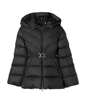 Moncler Quilted Jacket With Belt