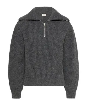 Max Mara Wool Quarter Zip Sweater