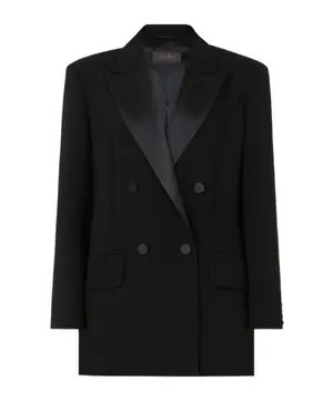 Max Mara Double-breasted Lightweight Cady Blazer