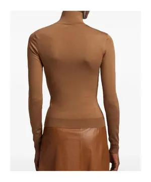 Ralph Lauren High-neck Silk Top