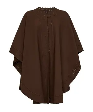 Ermanno Scervino Cape-style Knit Top
