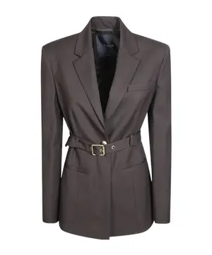 Pinko Long-sleeve Blazer - Brown