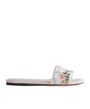 Dior Qixi Medallion Slide Sandals