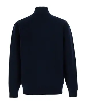 Drole De Monsieur Drôle De Kitt Wool Zip-up Knitted Sweater