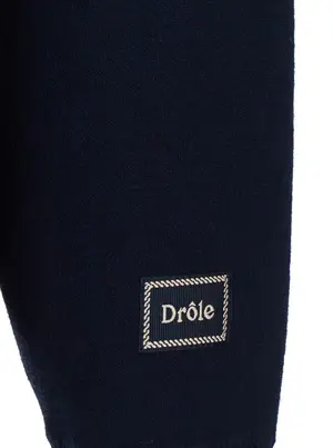 Drole De Monsieur Drôle De Kitt Wool Zip-up Knitted Sweater