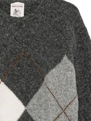 SEMICOUTURE Semi Couture Keira Argyle Knitted Sweater