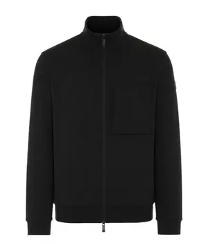 Moncler Zip-up Hoodie - Black