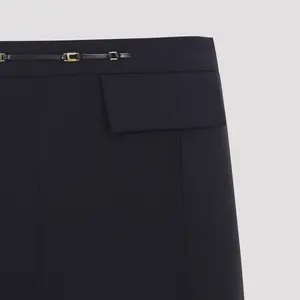 Elisabetta Franchi Trousers In Double-layer Stretch Crêpe
