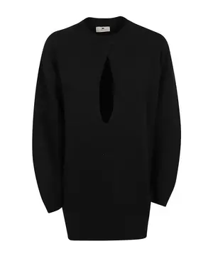 Elisabetta Franchi Long-sleeved Dress
